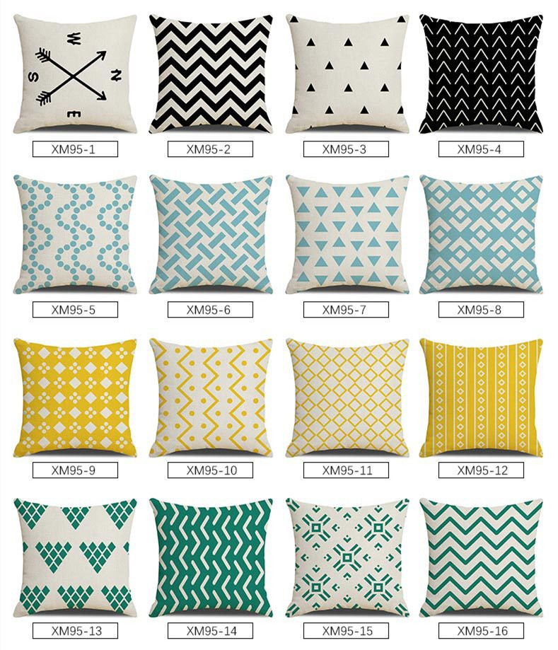 Badu Bg Геометрична абстрактна калъфка за възглавница Модерна минималистична калъфка за