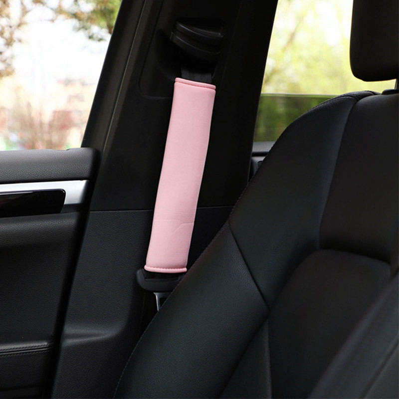 Badu Bg Универсална сладка папийонка Капак за предпазен колан за кола Мек плюшен протектор