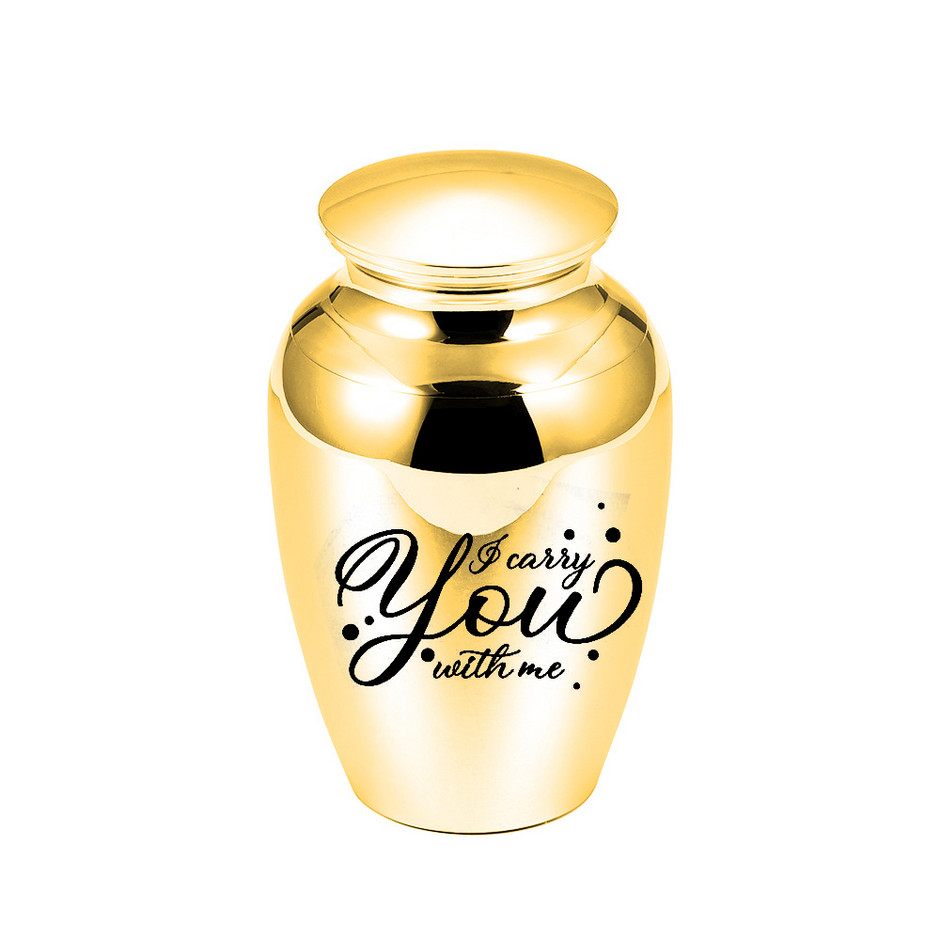 Badu Bg Carry You With Me Small Keepsake държач за пепел урни за бижута за кремация в памет на