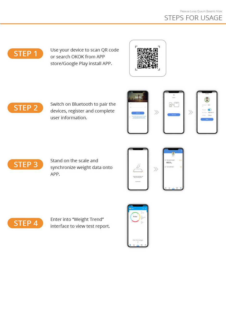 Badu.bg Интелигентна везна Здраве за баня BMI анализатор Тест за влага на телесни мазнини ...