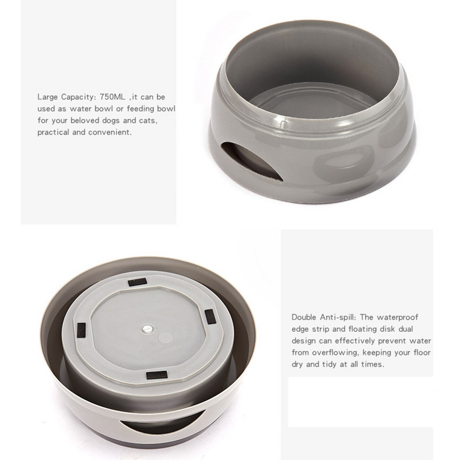 Badu Bg Купа за вода за пътуване Превозно средство Неразливаща се вода Купа за хранилка за