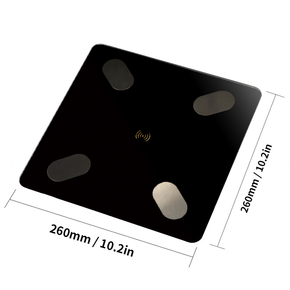 Badu Bg Цифрова везна Телесни мазнини Електронна везна Тегло за претегляне Usb акумулаторни