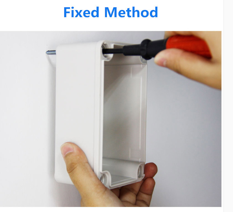 Badu Bg Водоустойчива пластмасова съединителна кутия Прозрачен капак Корпус Кутия за електронни