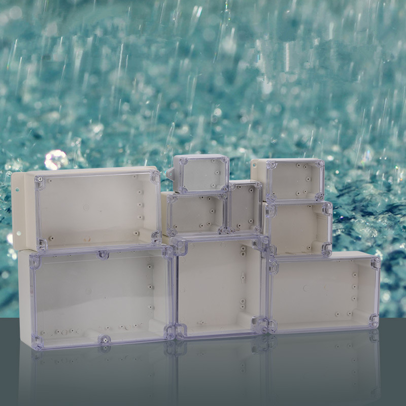 Badu Bg Водоустойчива пластмасова съединителна кутия Прозрачен капак Корпус Кутия за електронни