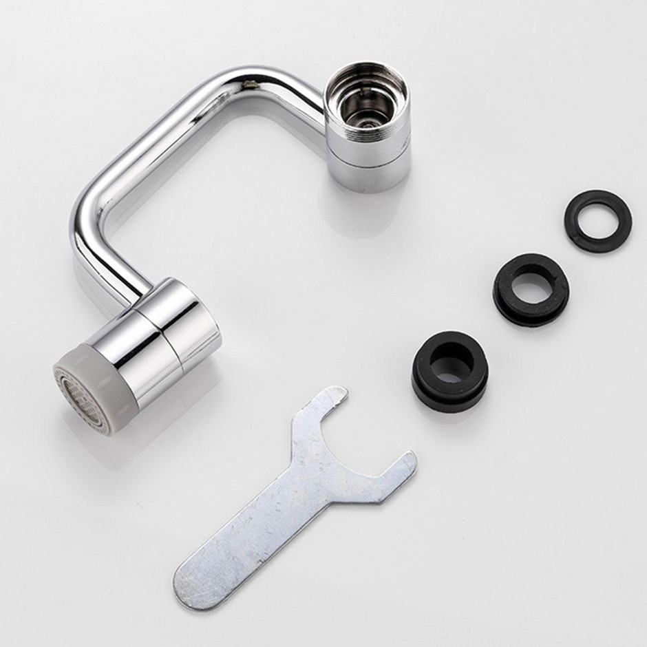 Badu.bg 1080 Въртящ се кран Пръскачка Защитен от пръски филтърен кран Универсален кран за роботи ...