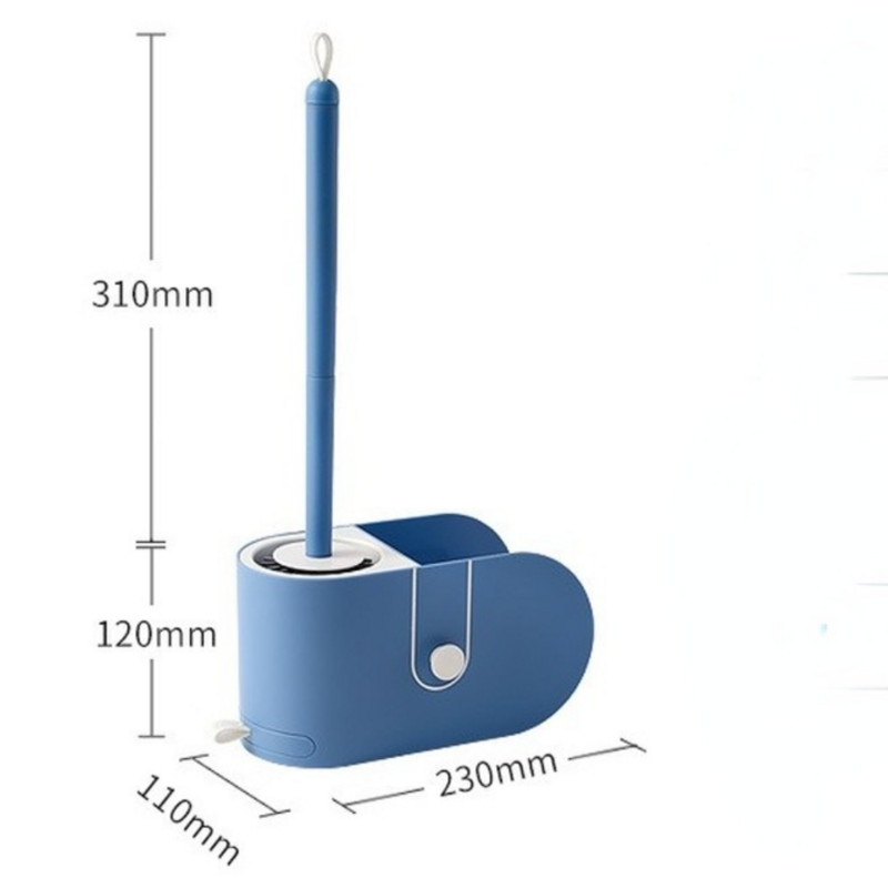 Badu.bg Монтирана на стена четка за тоалетна без пробиви Дълга дръжка ...