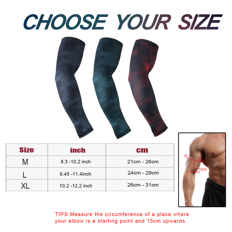 Badu.bg 1 бр. Охлаждаща UV защита Слънчеви ръкави Ръкави Дълги калъфи за ръце Нагреватели за ...