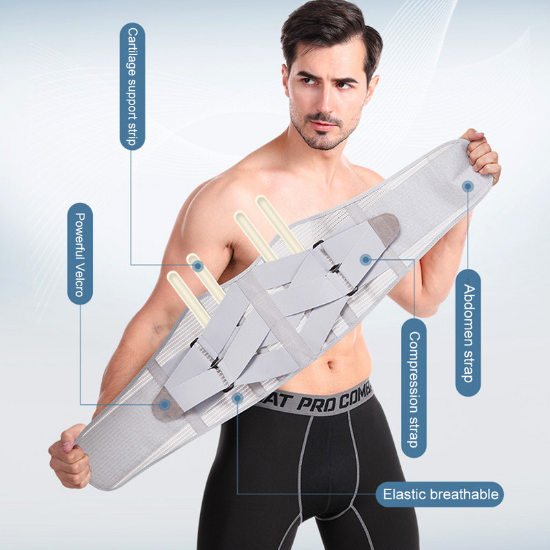 Badu Bg Faja Gym Lumbar Back Belt Workout Waist Trainer Support