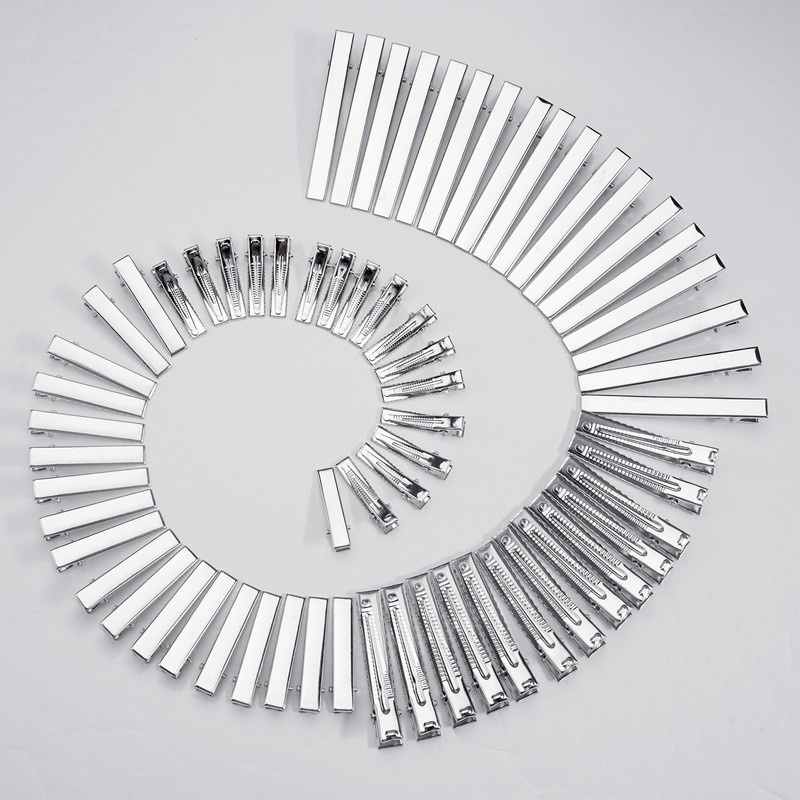 Badu.gr 50 τμχ Μεταλλικά κλιπ για μαλλιά αλιγάτορα για DIY κοσμήματα Εργαλεία στυλ μαλλιών ...