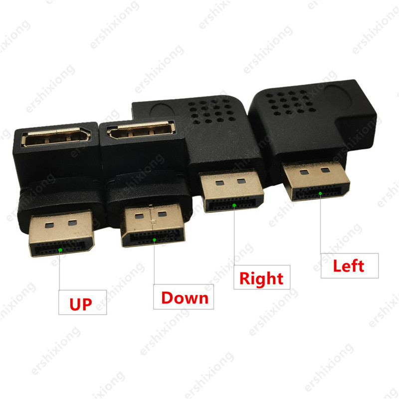 Badu.bg UP Down Displayport Adapter Right Angle DP Adapter 8k/60Hz 4K ...