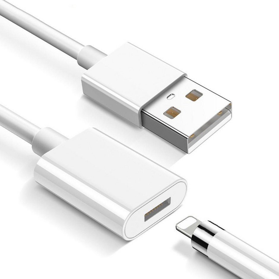 Badu Bg Raxfly Usb зарядно за Apple Pencil Кабел за зареждане от мъжки към женски удължителен