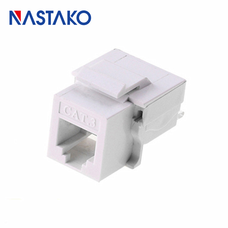 Badu Bg 6 бр Опаковка Rj11 Cat3 Keystone Jack Connector Адаптер за