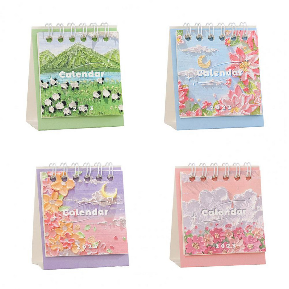 Badu.bg Настолен календар за 2023 г. Лек календар за планиране, хартия, дневен график, издръжлив ...