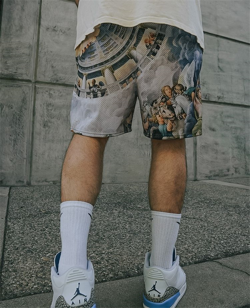 2022 New Summe Men Shorts KINETIC KINGS Basic Shorts Men Trend Gym Mesh ...