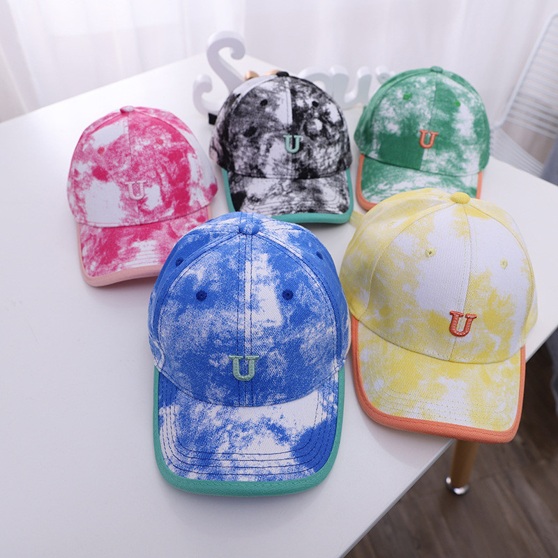 Badu Bg Нови цветни детски бейзболни шапки с бродерия с букви за момчета и момичета шапка