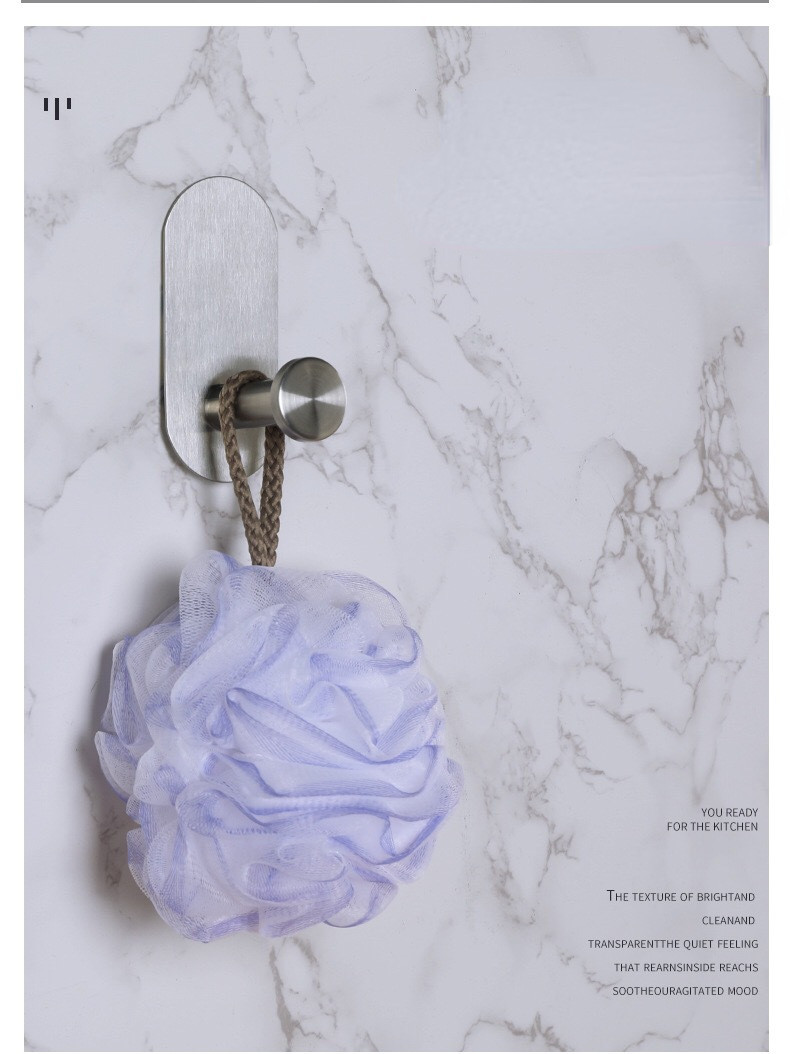 Badu Bg Пръстен за кърпи за баня Самозалепващи се държачи за кърпи от неръждаема стомана Стенен