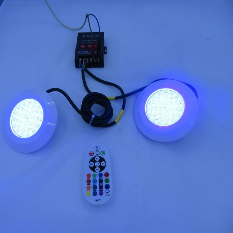 Badu Bg Подводна пълна със смола Rgb Led светлина за плувен басейн