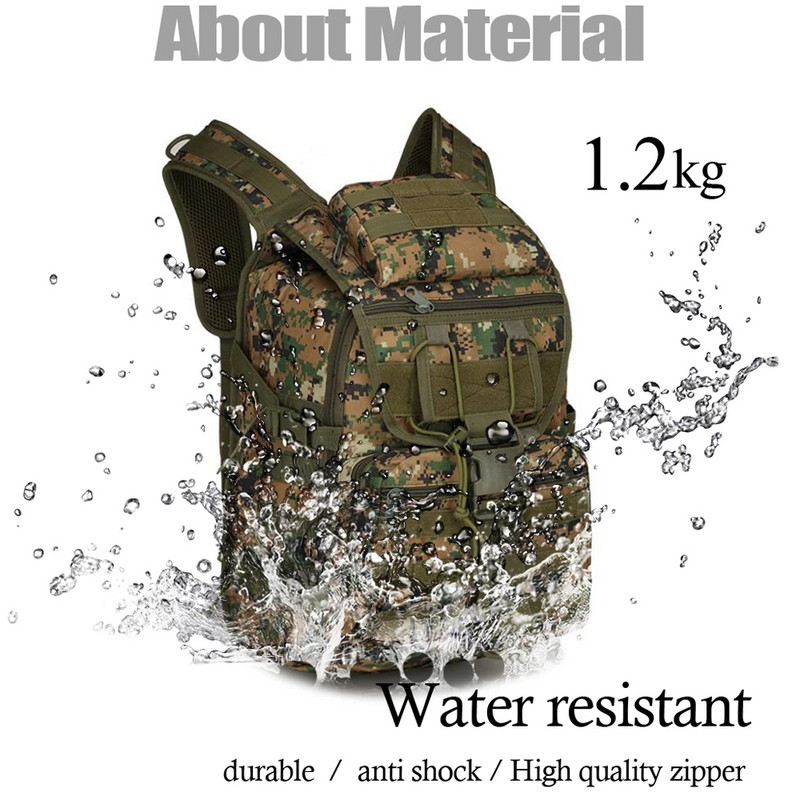 Badu Bg 30l камуфлажна военна чанта Мъжка тактическа раница Molle