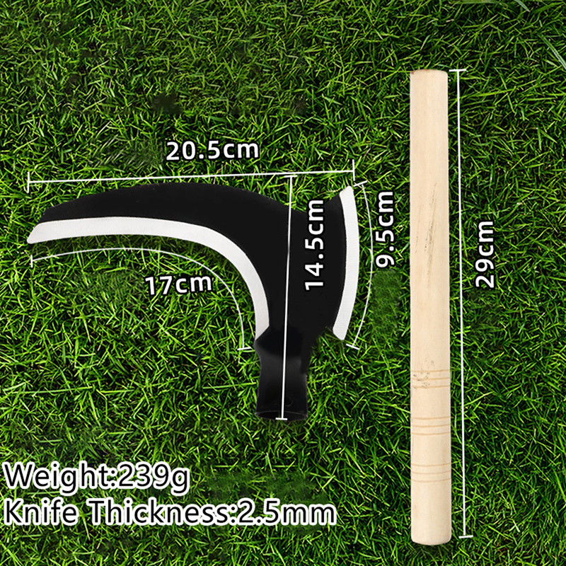 Мултифункционална брадва с двойна коса с високо съдържание на манган брадва за плевене на трева