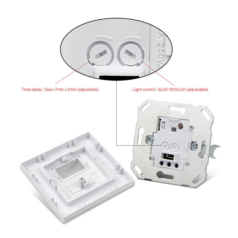 Badu Bg Интелигентен Pir превключвател за сензор за движение Ac 110v
