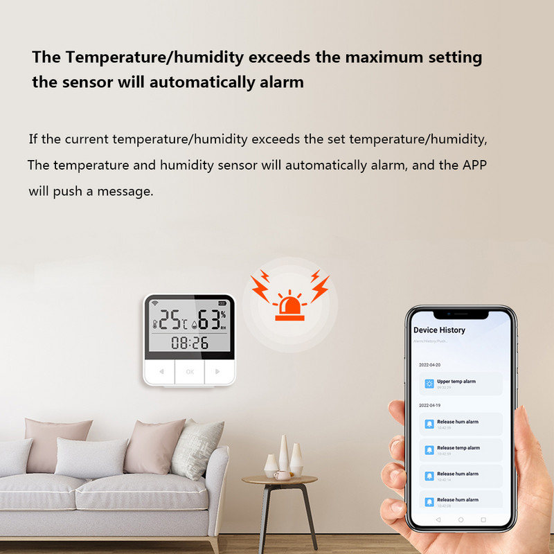 Badu.gr Tuya Smart WIFI Temperature Humidity Sensor APP Data Logger για ... Badu.gr Tuya Smart WIFI Temperature Humidity Sensor APP Data Logger για ...
