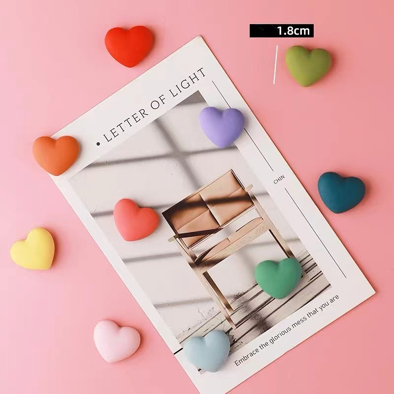 Badu Bg Сладки триизмерни любовни магнити за хладилник Магнитни стикери за бяла дъска за ранно