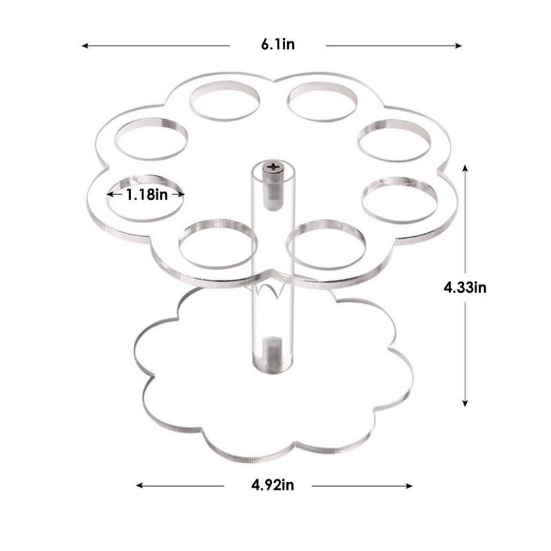 Badu Bg Държач за фунийки Акрилна стойка за вафлена фунийка Стойка за държач за фунийки за