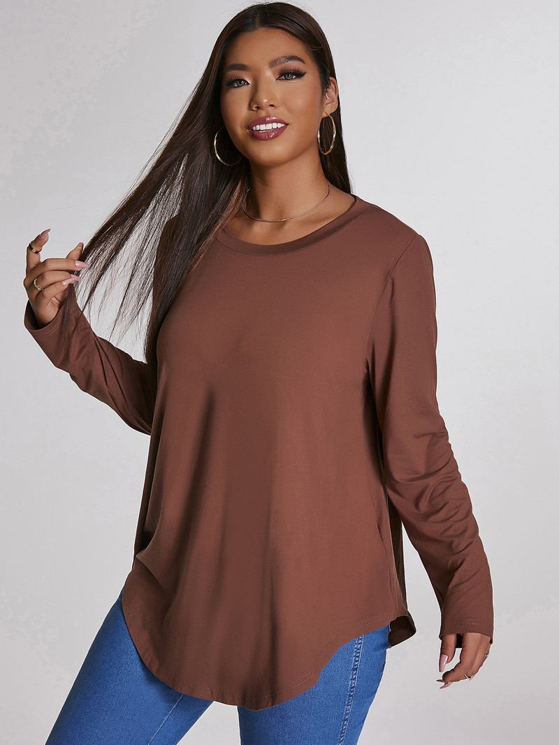 Badu.bg Блуза с голям размер Тениски с голям размер за модни жени 4xl Елегантни лято 2022 г ...