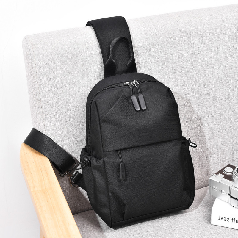 Badu Bg Мъжка ежедневна чанта за гърди Ежедневна универсална модерна нова чанта за гърди Момчета