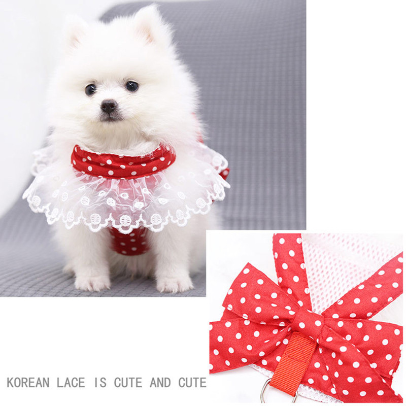 Badu Bg Сладък колан нашийник за кучета малки котенца каишка за гърдите каишка сладка