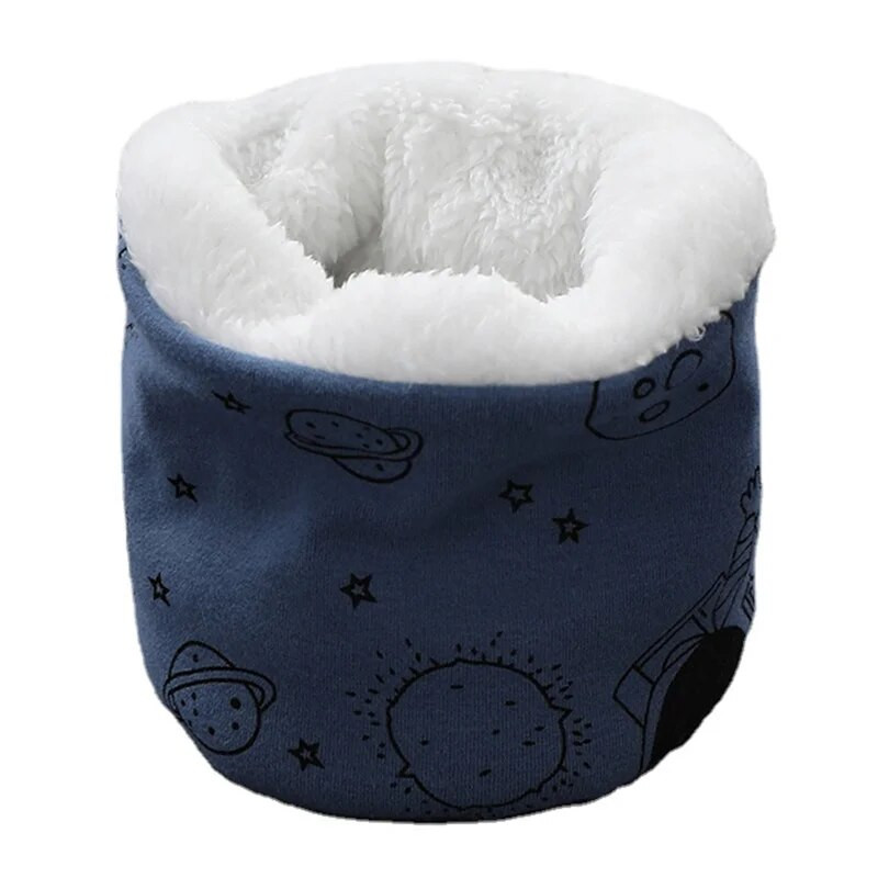 Badu Bg Есен Зима Памучен Детски Шал Детски О пръстен Шалове Плетени Плюшени Момчета Момичета