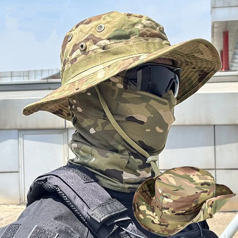 Badu Bg Тактическа камуфлажна шапка Военна шапка Армейски шапки Мъже