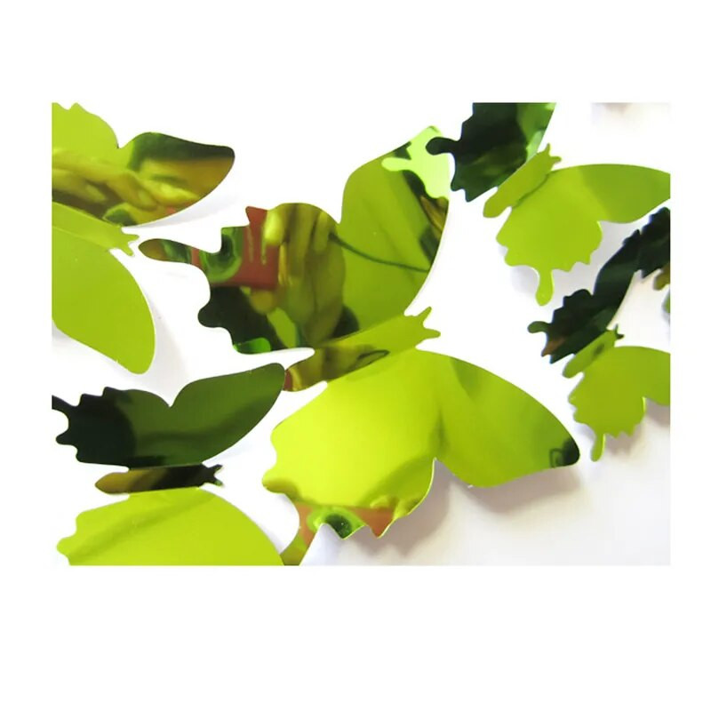 Badu Bg Творческа пеперуда Стикер за хладилник Декорация на дома Кухня Стенопис Направи си сам