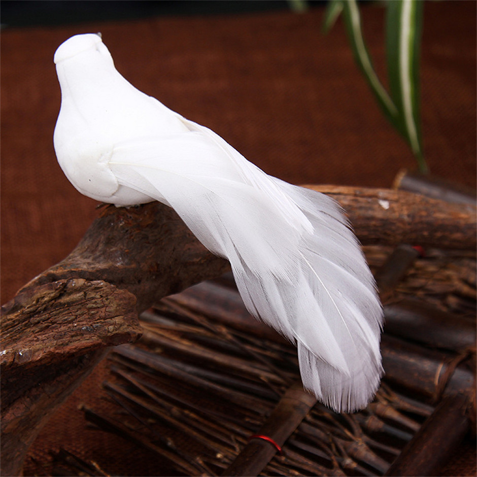 Badu.gr 25cm Χειροποίητο Simulation Parrot Creative Feather γκαζόν ...
