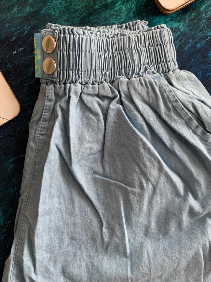 Badu.bg Овърсайз 4xl прави дънки с дължина до глезена Дамски летни еластични широки дънкови ...