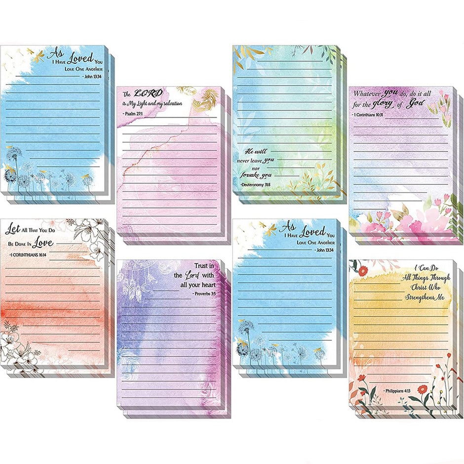 Baduglobal.ro 30 de coli Flori colorate Note lipicioase Bloc de note ...