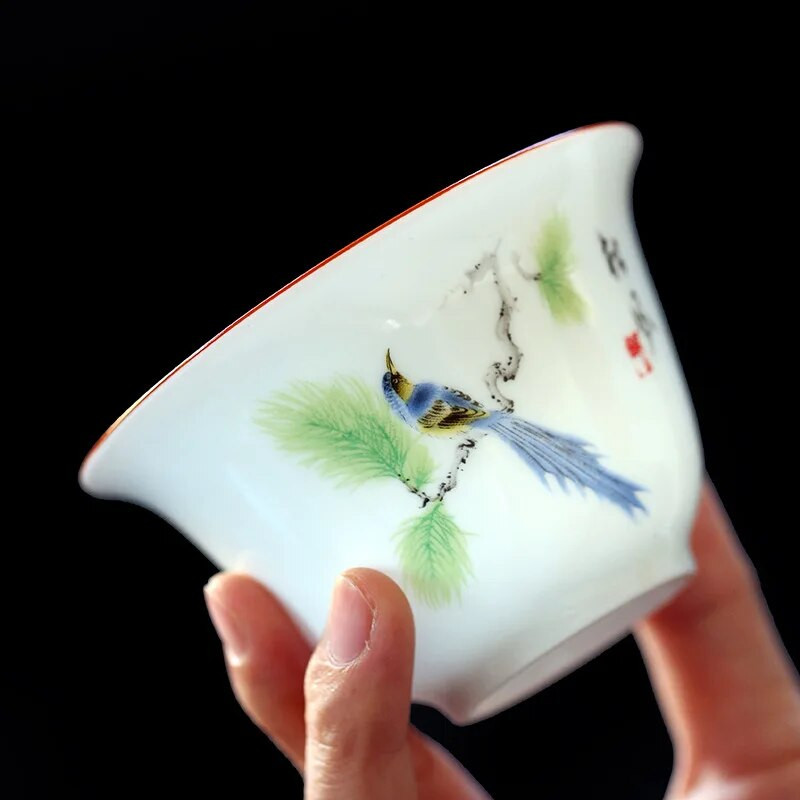 Badu Bg Китайски керамични чаши за чай Gaiwan сервиз за чай голяма
