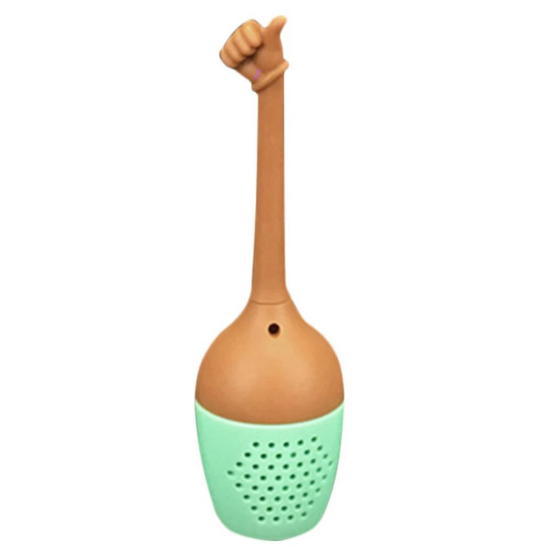 Badu Bg Жестове с ръце Инфузер за чай Силикагел Цедка за черен чай Fda Силиконова поставка за