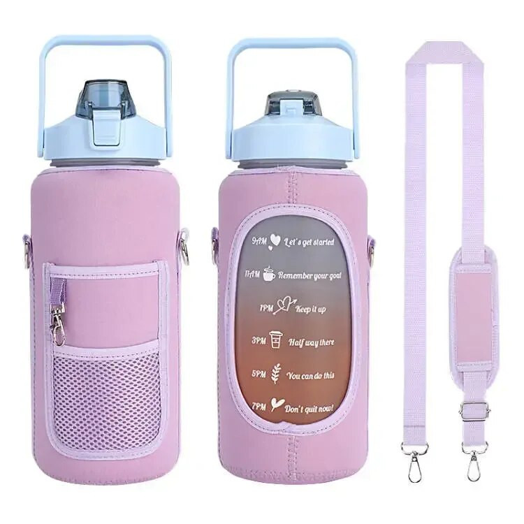 Badu Bg 2l капаци за бутилки с вода Голям капацитет Мотивационни