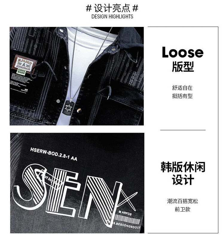 Badu Bg Модни ежедневни мъжки дънкови якета с качулка Пролет Есен Класически дънки Хип хоп