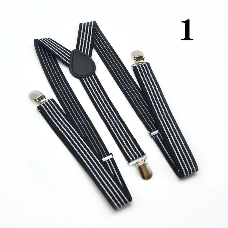 Badu Bg Модни винтидж ежедневни раирани комплекти с тиранти и папионка за възрастни за мъже