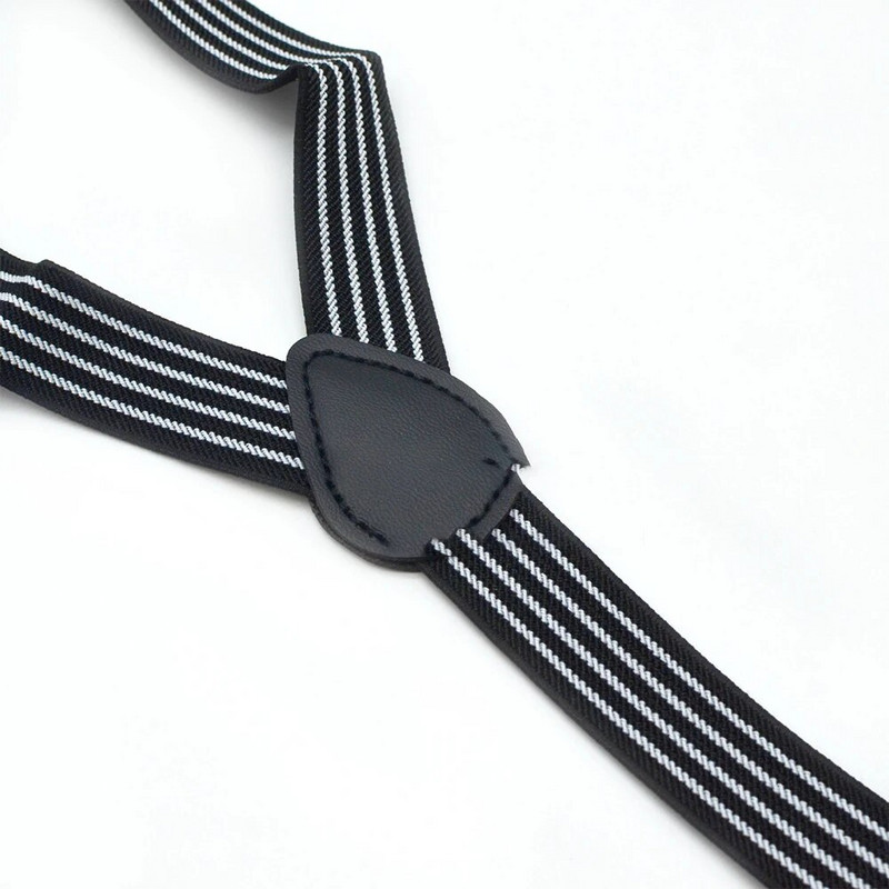 Badu Bg Модни винтидж ежедневни раирани комплекти с тиранти и папионка за възрастни за мъже