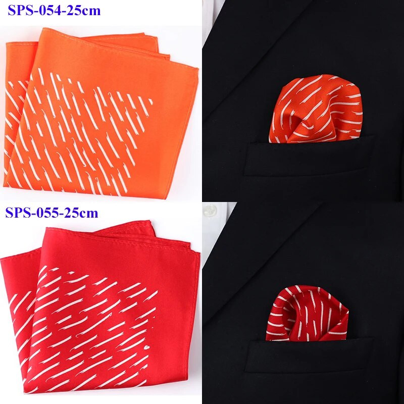 Badu.bg Tailor Smith 100% копринен щампован джобен квадрат Нова модна ...
