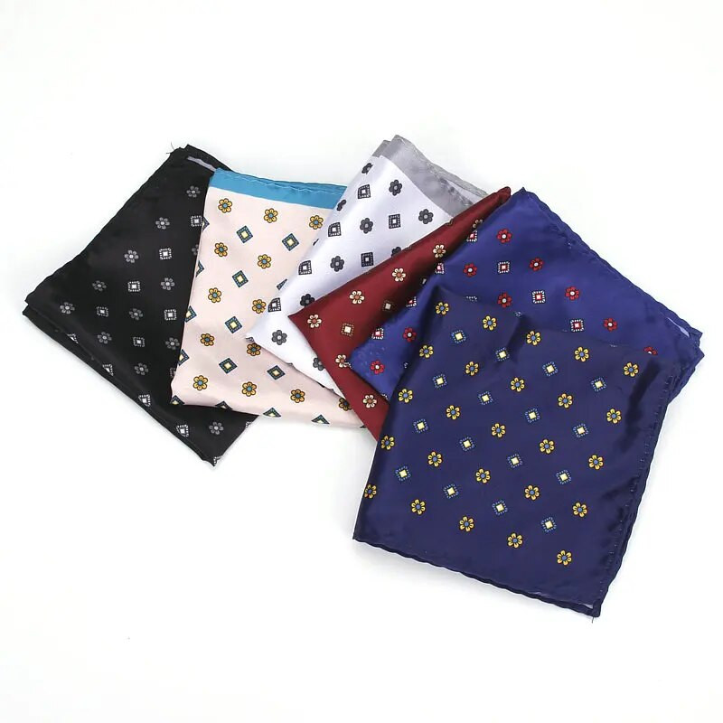 Badu Bg Луксозна мъжка носна кърпичка с джобно каре меки кърпи за сватбено тържество бизнес