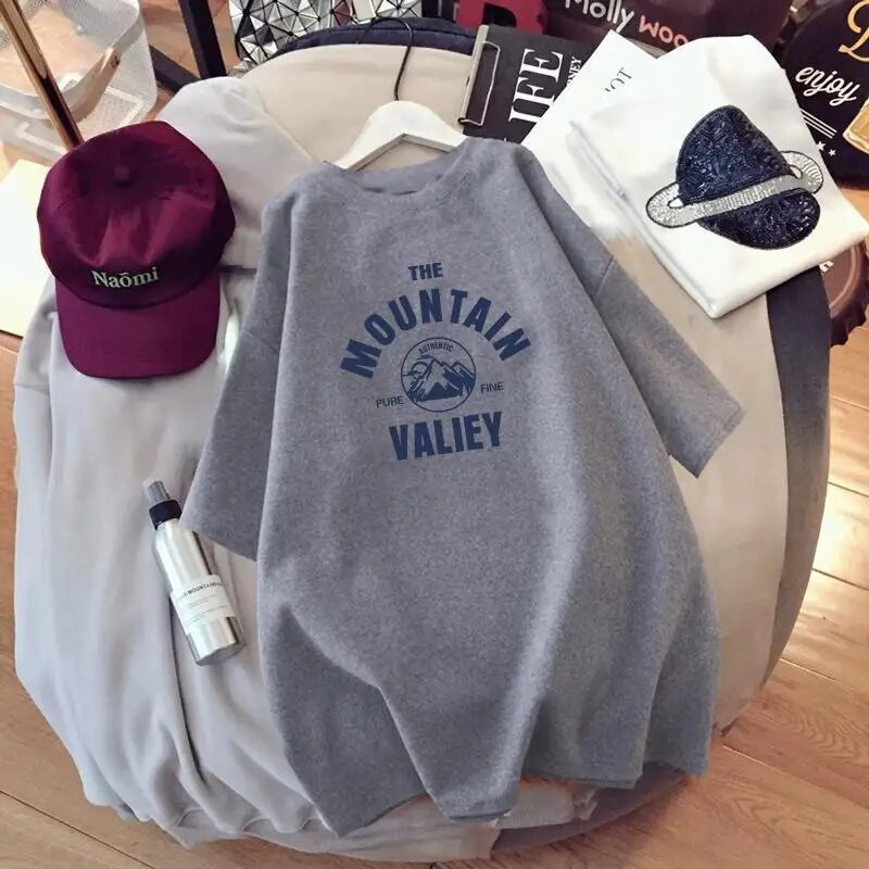 Badu Bg Летни щампи за бременна майка Свободни горнища за кърмачки След раждане Мама Ежедневни