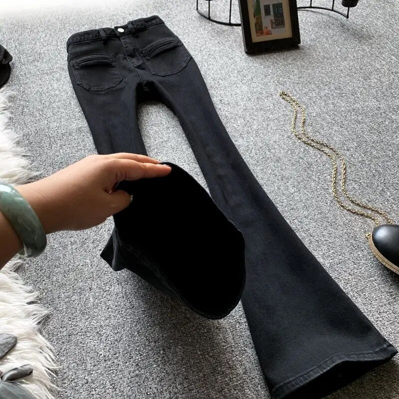 Badu Bg Пролетна и лятна ваканция Пакет от две части Хип пола Панталони Микро скъсани дънки