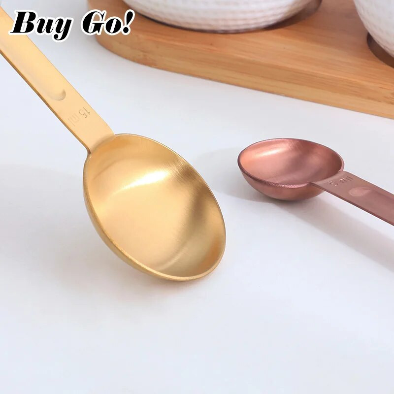 Badu Bg 1 бр 15 Ml 5 Ml многофункционална мерителна лъжица от неръждаема стомана с двойна глава