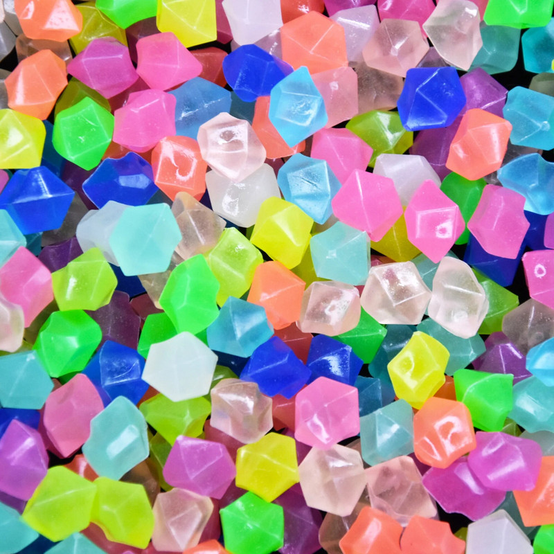 Badu Bg 100 бр Аквариумни орнаменти камъни светещи в тъмното светещи камъчета камъни за