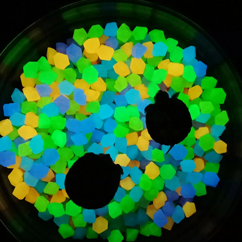 Badu Bg 300 бр Светещи в тъмното градински камъчета за тротоарна градина тераса морава