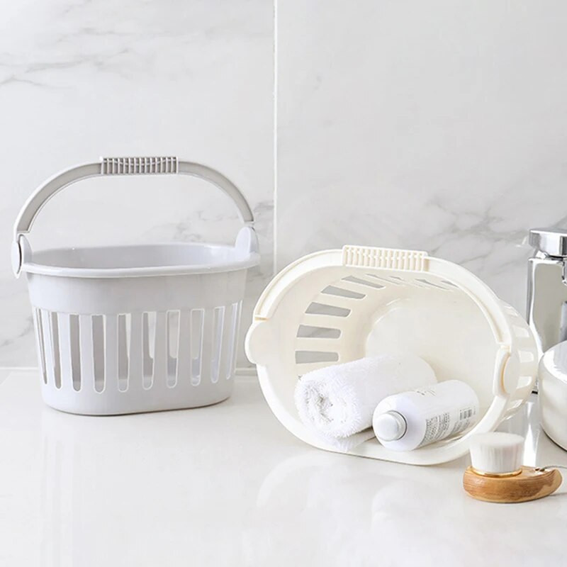 Badu Bg Преносима кошница за баня Многофункционална куха кошница за душ гел за баня шампоан